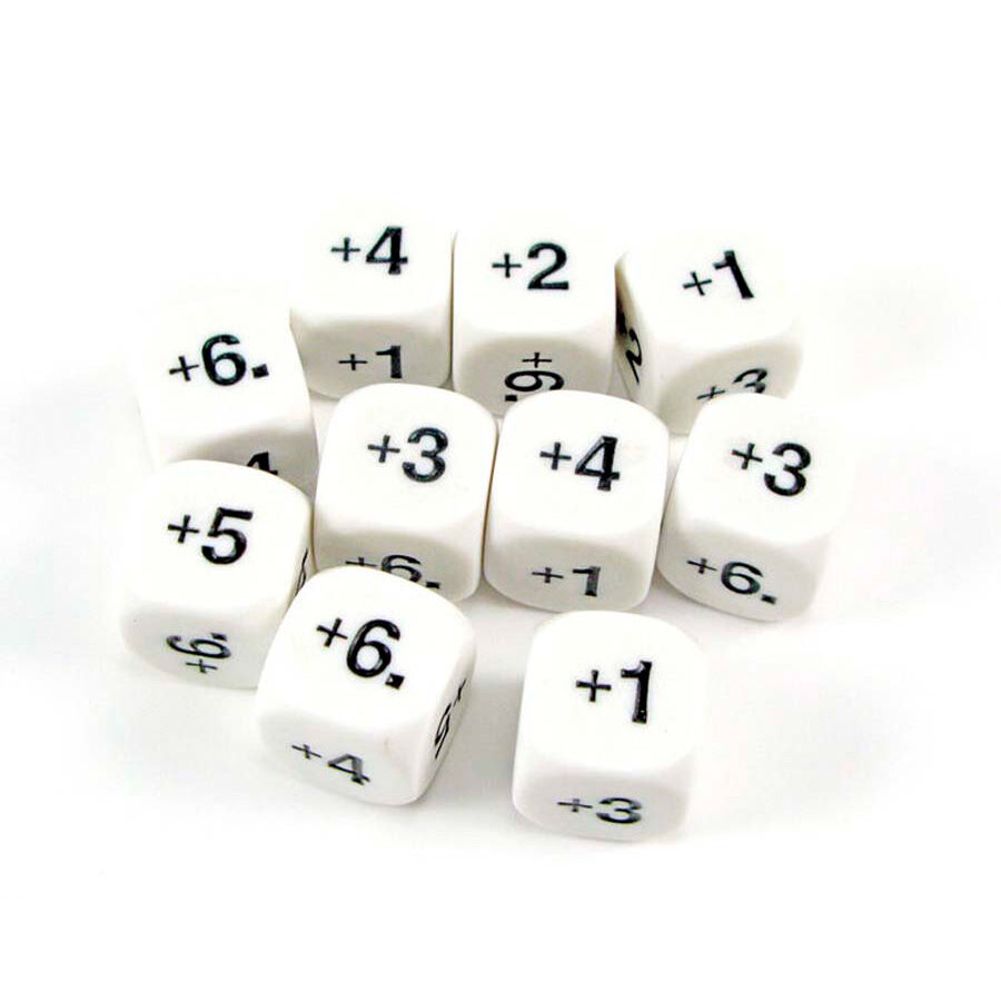 Dado 6 caras suma 10 unidades - Abacus Online
