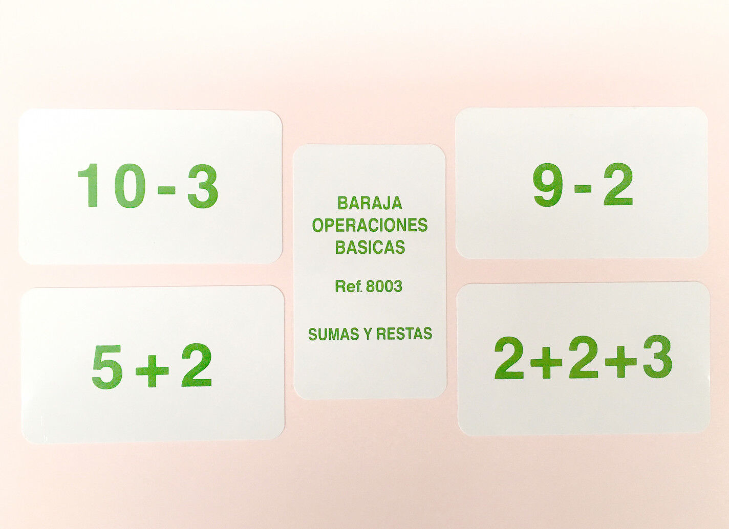 Cartas de sumas y restas Nardil - Abacus Online