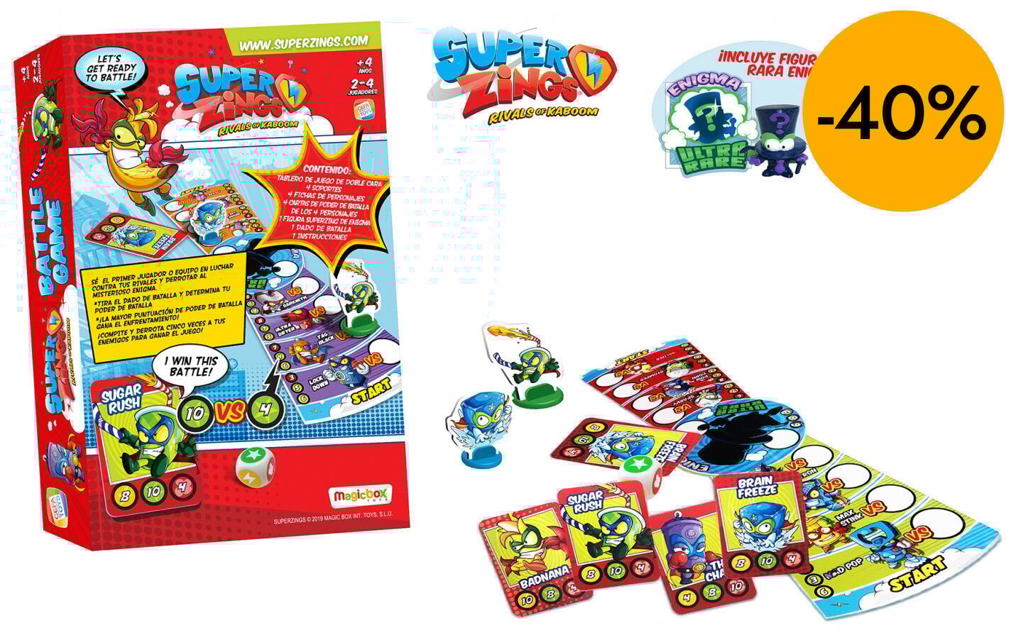 Superzing enigma + 1 figura Cefa - Abacus Online